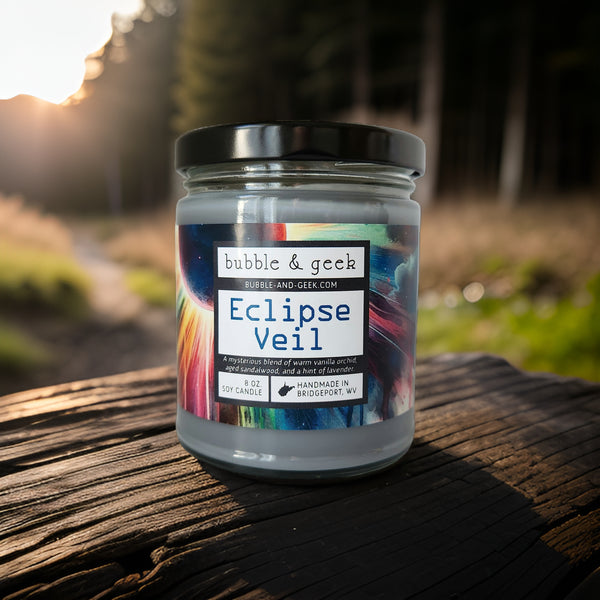 Eclipse Veil Scented Soy Candle – Bubble and Geek