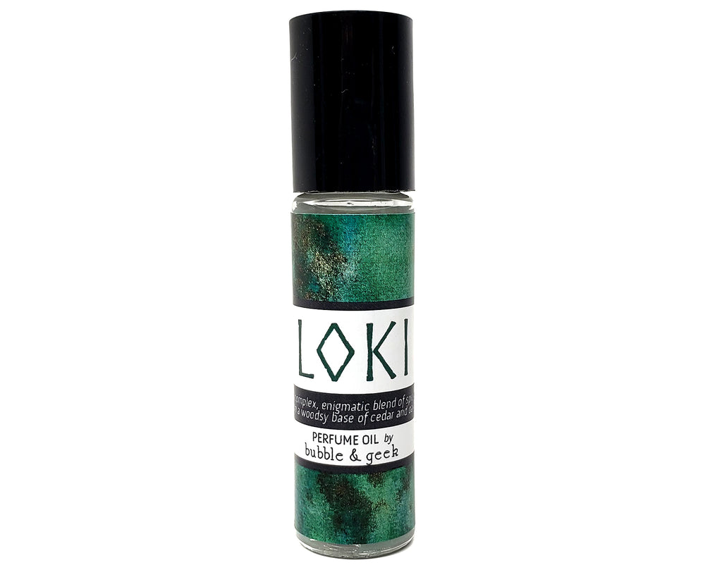 Loki Scented Perfume Oil – Bubble and Geek
